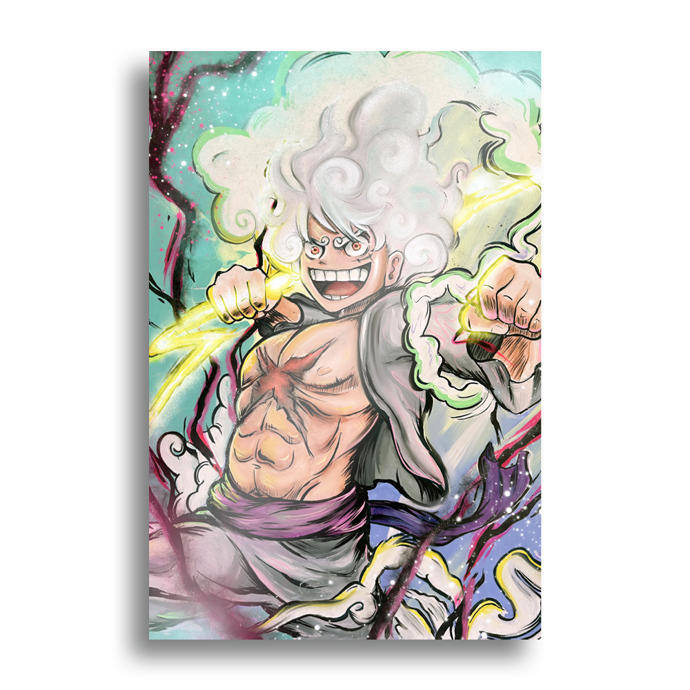 Suto x TwitchCon | Gear 5 Luffy - Art Print – OrchidEight