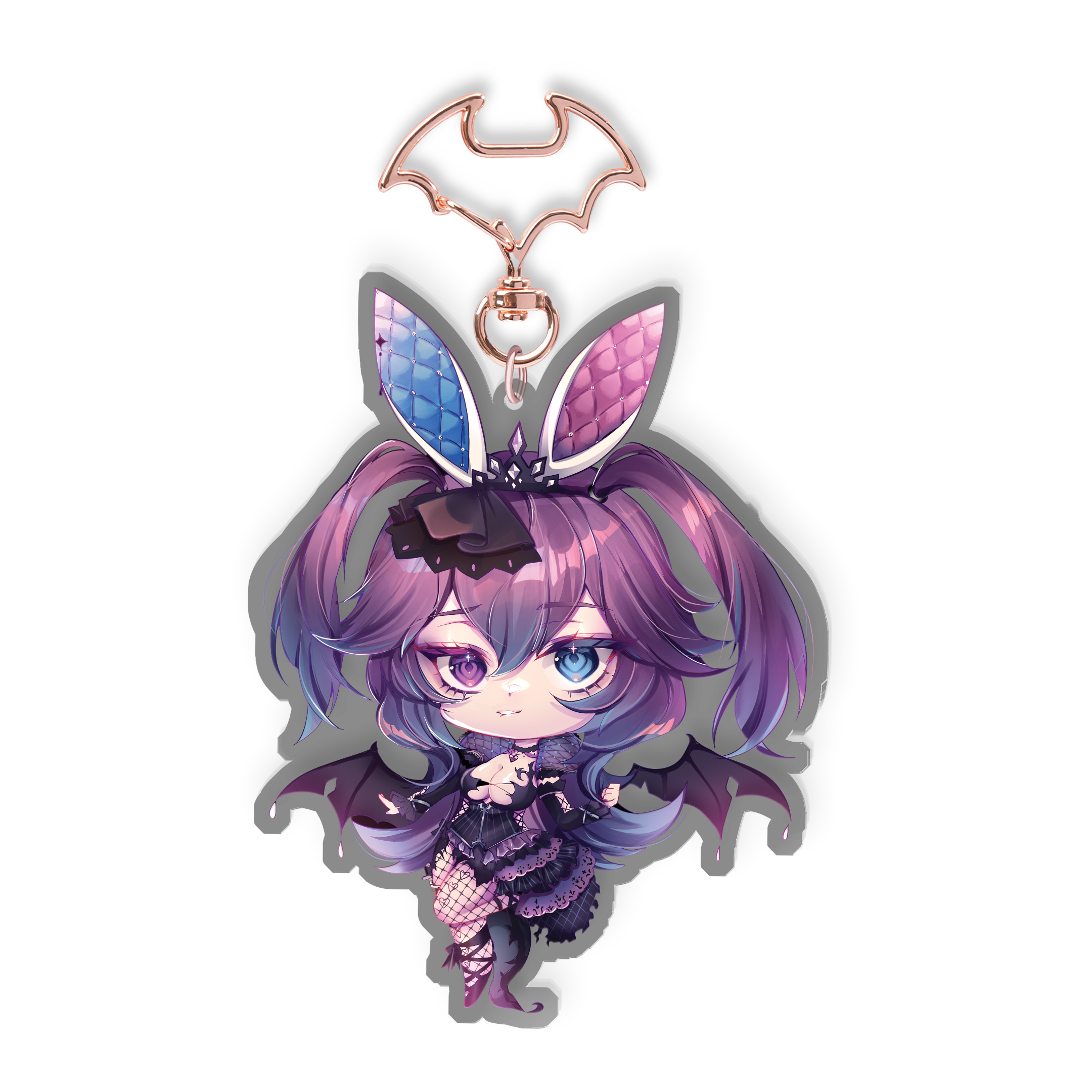 CottonTail | Acrylic Charm - Keychain – OrchidEight