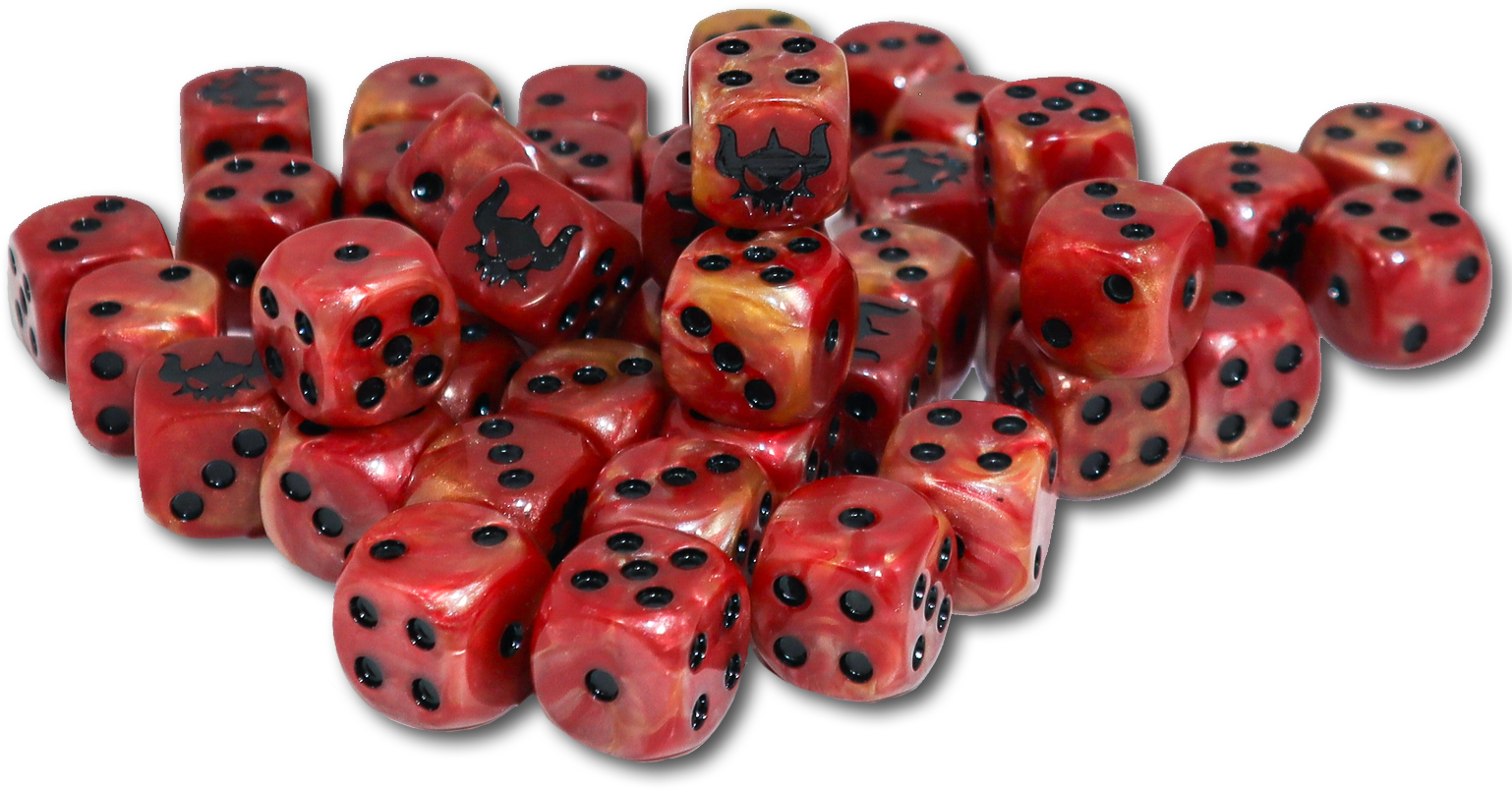 Adeptus Ridiculous | Blood God - Dice Set – OrchidEight