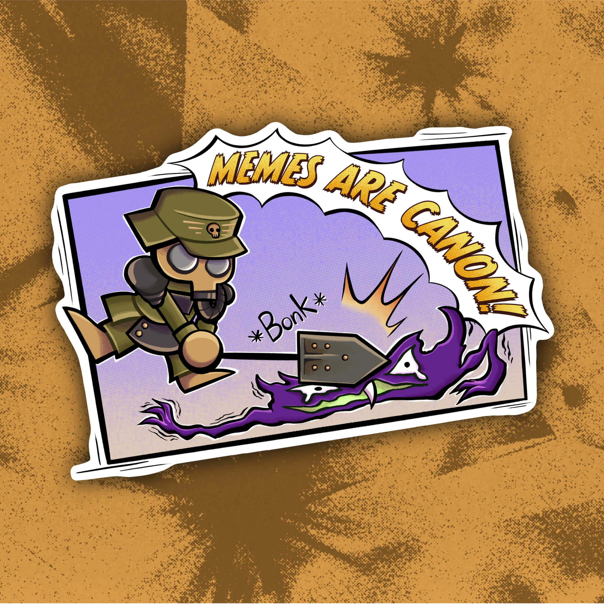 Poorhammer - Memes are Canon Sticker – OrchidEight