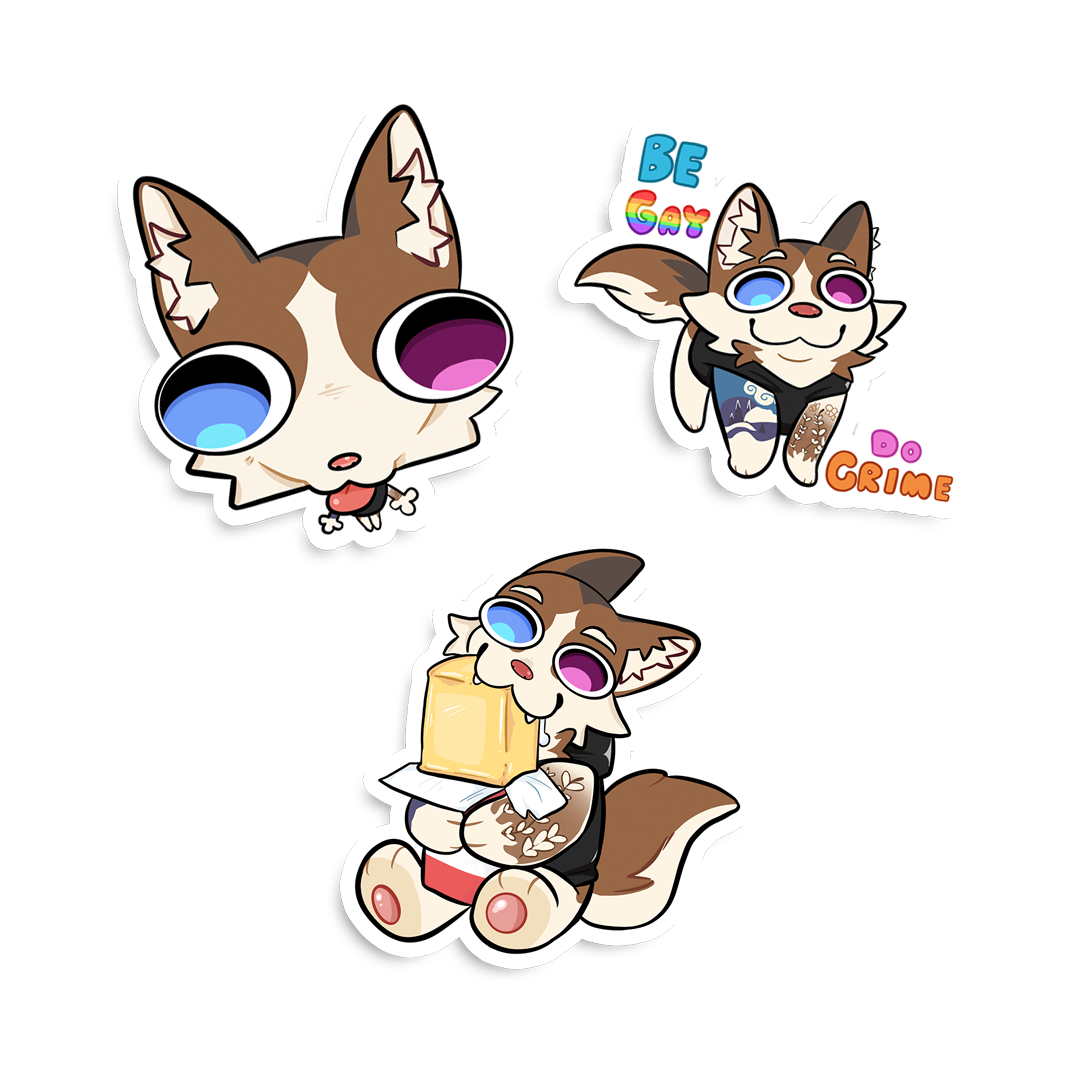 PapaMutt | Silly Sticker Pack - Sticker – OrchidEight