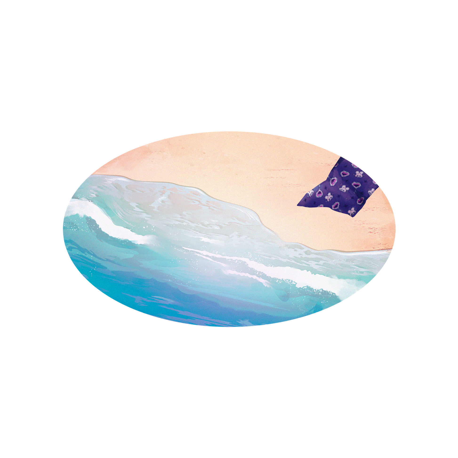 CottonTail | Beach Acrylic Standee - Acrylic Standee – OrchidEight